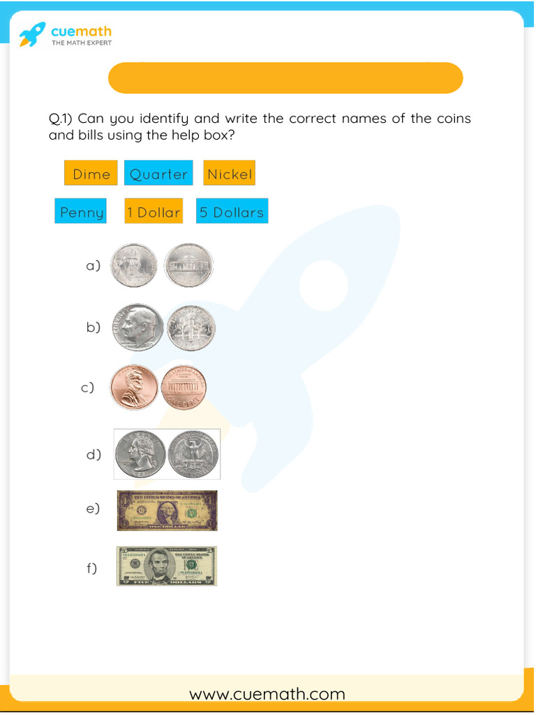 3rd Grade Money Worksheets - Worksheet 4 | PDF
