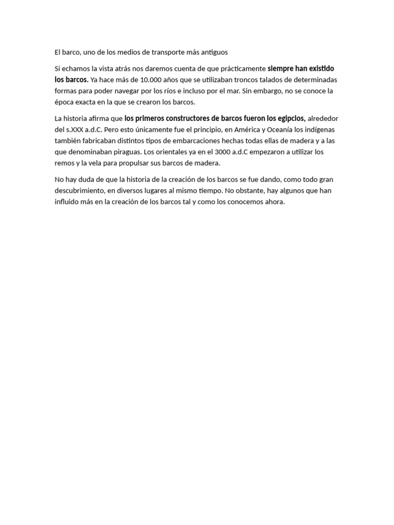 El Barco | PDF