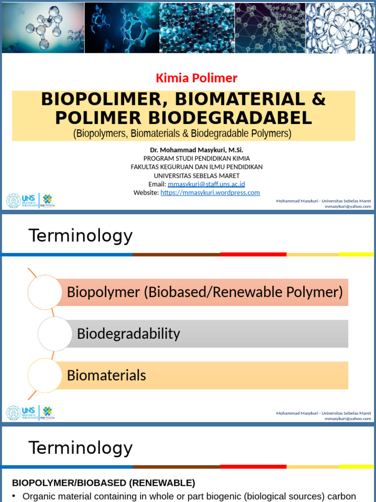 13 Biopolymers Biomaterials Biodegradable Polymers | PDF | Plastic ...