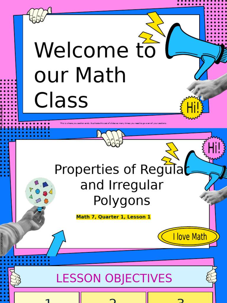 Math 7 Quarter 1 Lesson 1 | PDF | Polygon | Triangle