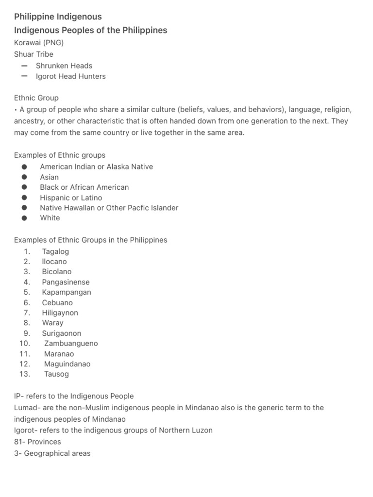 Philippine Indigenous Communities | PDF | Ethnic Groups | Southeast Asia