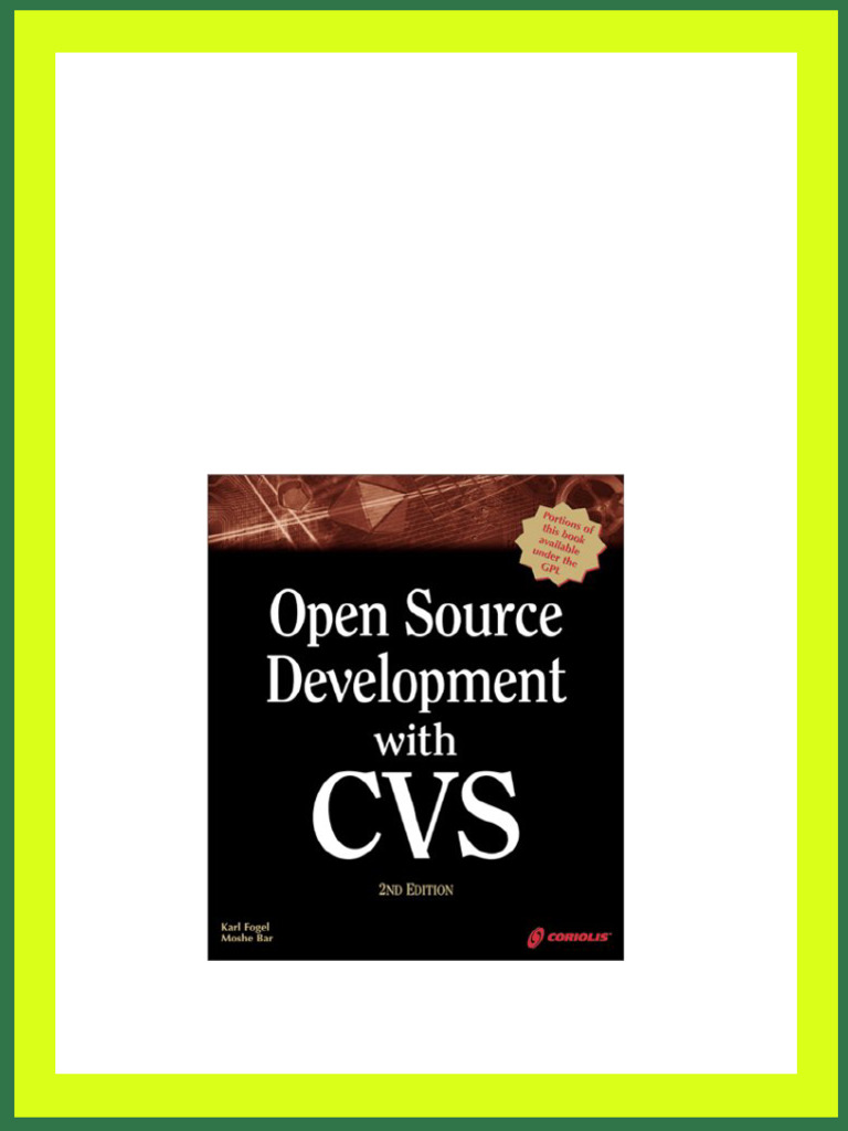 Open Source Development With CVS 2nd Ed Edition Karl Fogel PDF Download ...