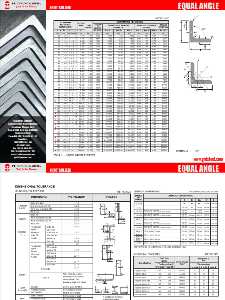Gunung Garuda Equal Angle Catalog | PDF | Physical Quantities ...
