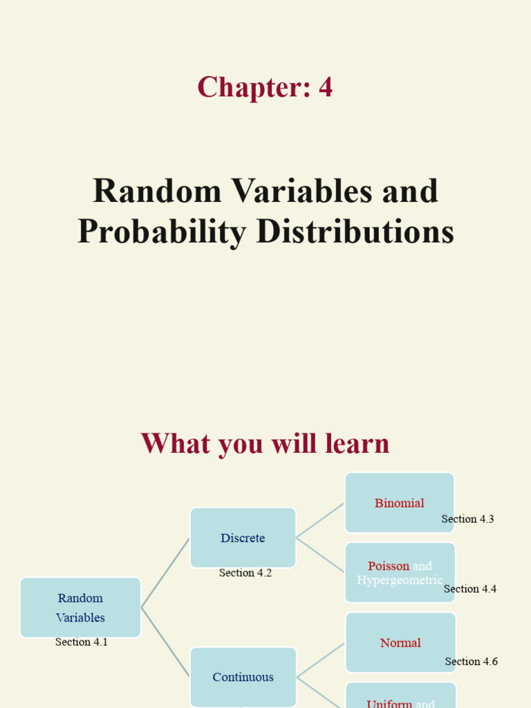Chapter 4 Random Variables Part 3-Poisson-Hypygeometric | PDF | Probability Distribution ...