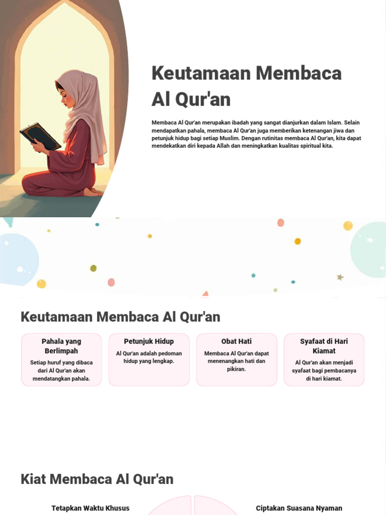 Materi Keutamaan Membaca Al Qur'An | PDF