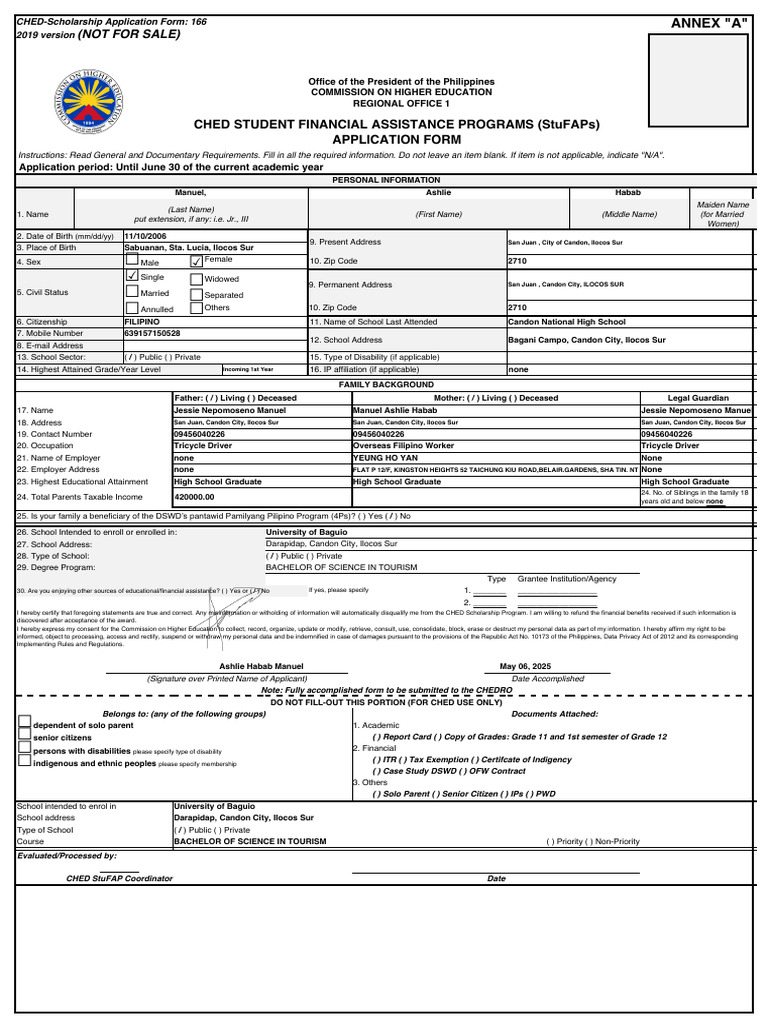Application2025print Application | PDF