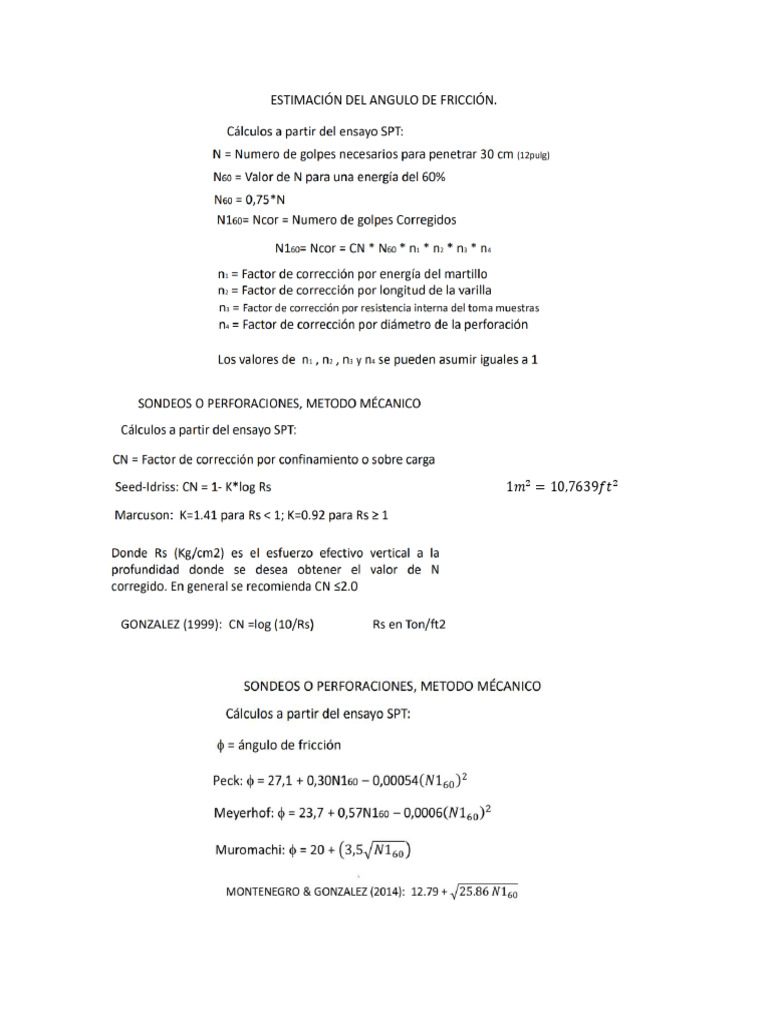 Formulas Geo 2 | PDF