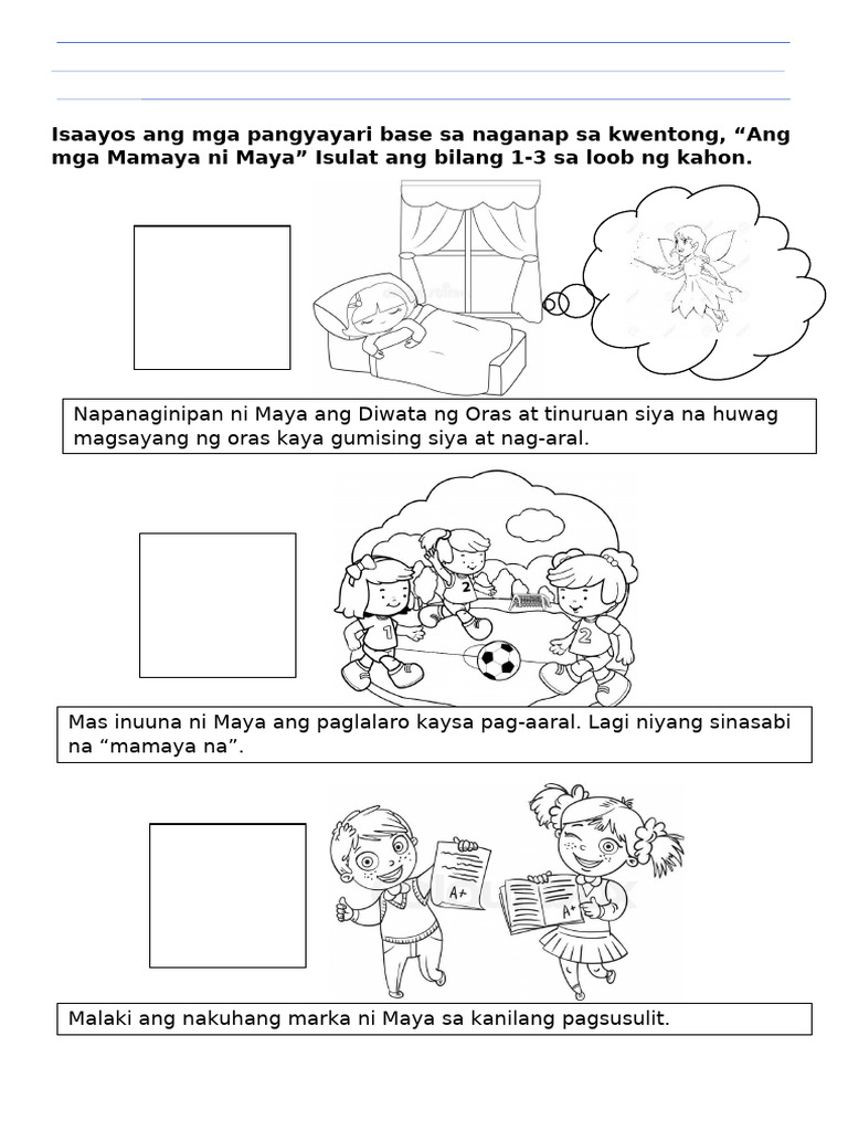 Sequencing 3 Events | PDF