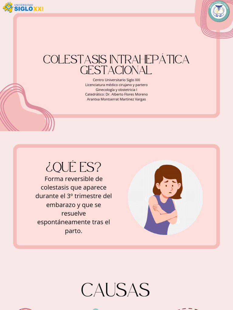 Colestasis Intrahepática Gestacionalmartinez 20250722 211033 0000 | PDF ...