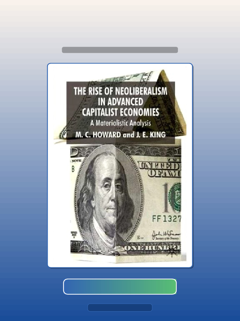 The Rise of Neoliberalism in Advanced Capitalist Economies A ...