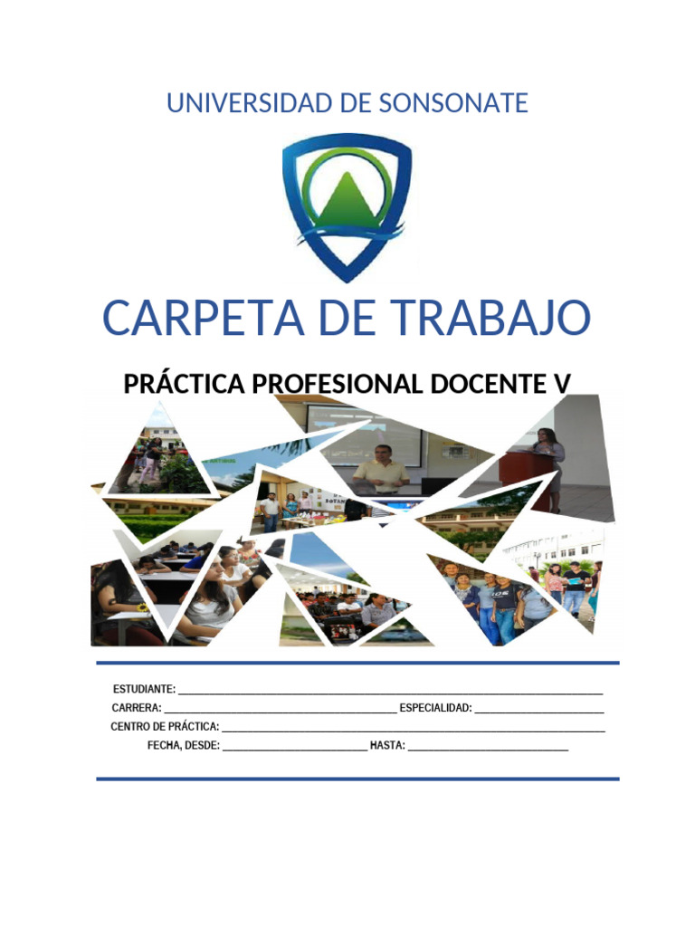 Carpeta Práctica V | PDF | Evaluación | Maestros