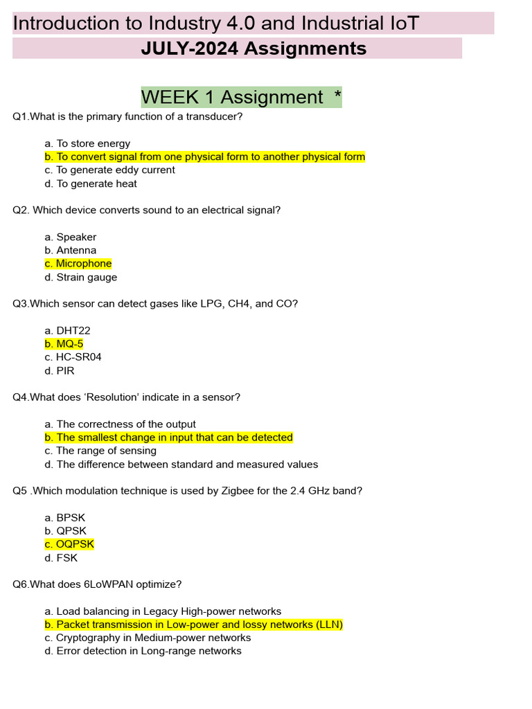 Industry 4.0 Assignment Overview | PDF | Network Topology | Augmented ...