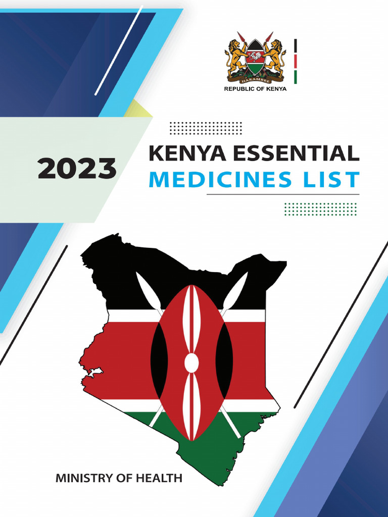Kenya Essential Medicines List, 202320240128215055 | PDF