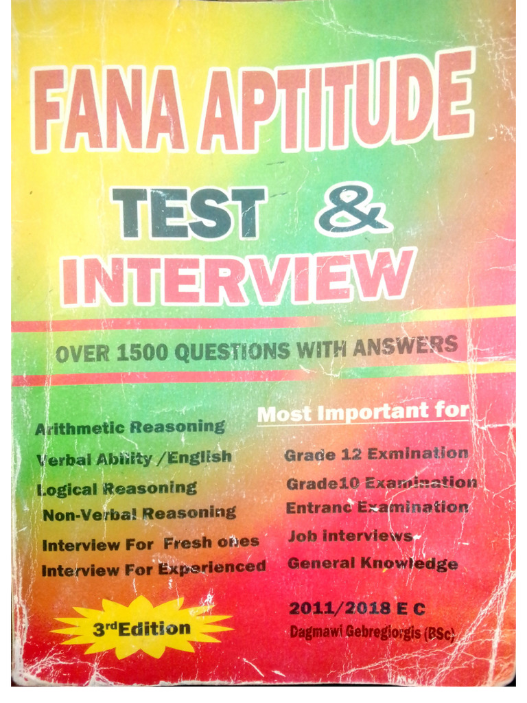 Fana Aptitude (Verbal Ability) | PDF