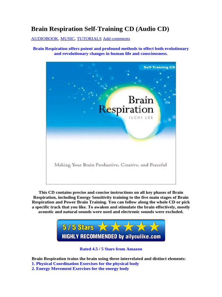Brain Respiration Self-Training | PDF