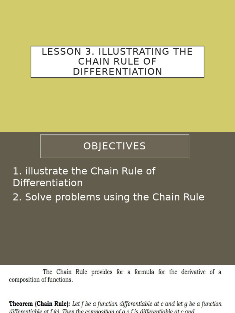 Chain Rule | PDF
