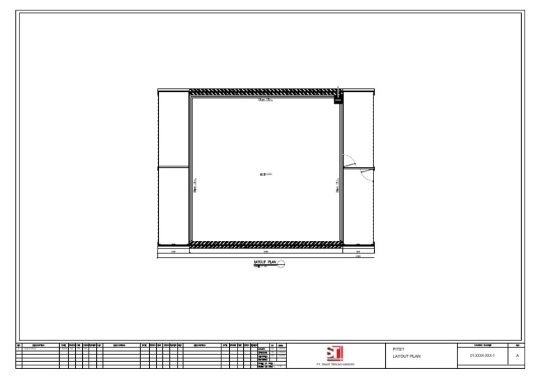 Rencana Layout Workshop Bay 2025 | PDF