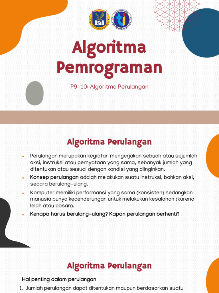 Algoritma Perulangan | PDF