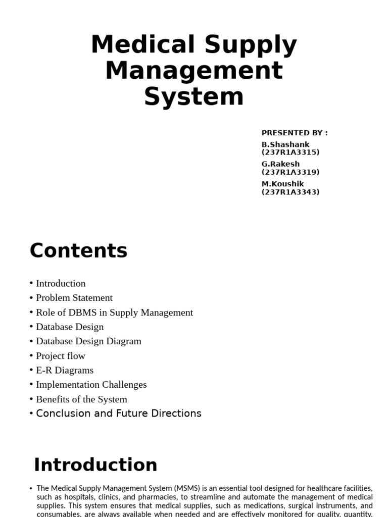 DBMS Project PPT by Batch 3 | PDF | Databases | Database Design