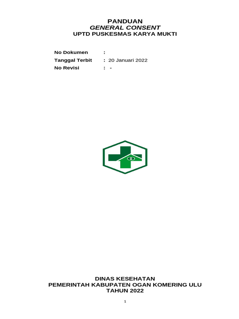 Panduan Melakukan Informed Consent Kepada Pasien | PDF