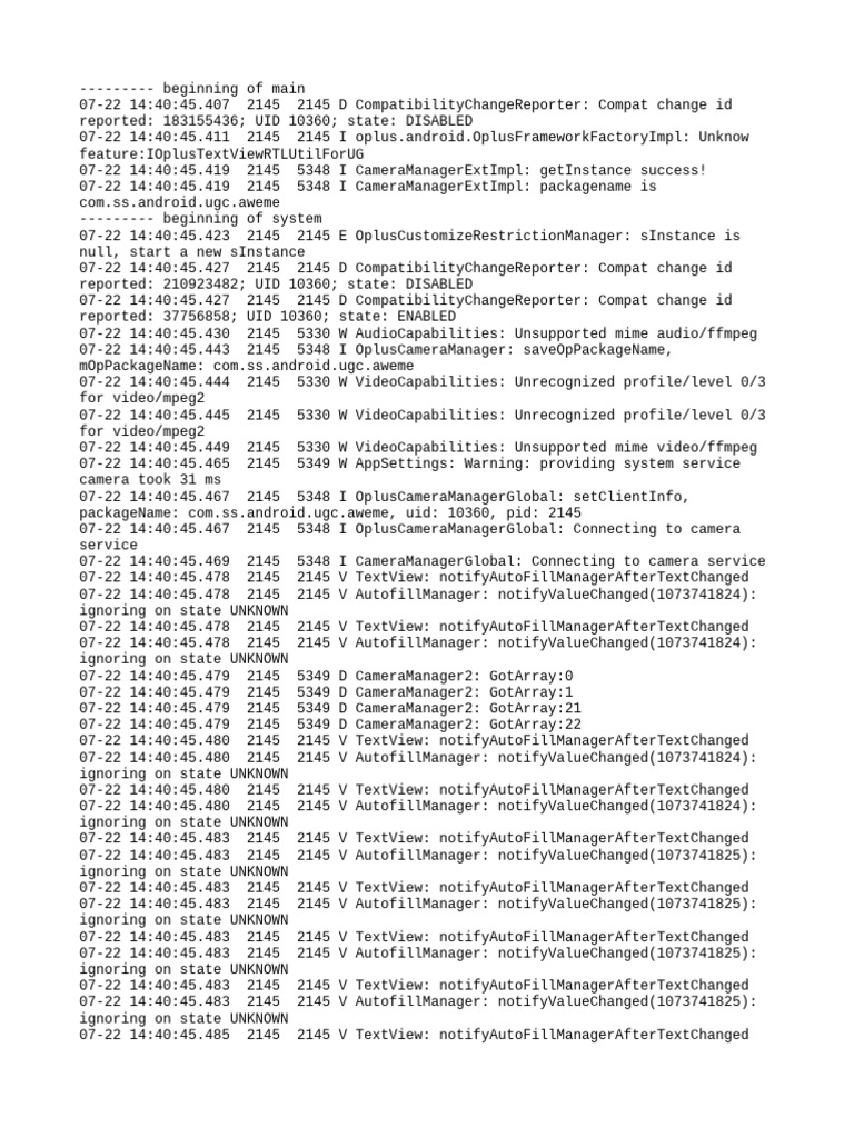 Log Cat 1753170045285 | PDF | Computing Platforms | Operating System Families