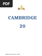 Cambridge IELTS 20 Writing Tasks Overview | PDF
