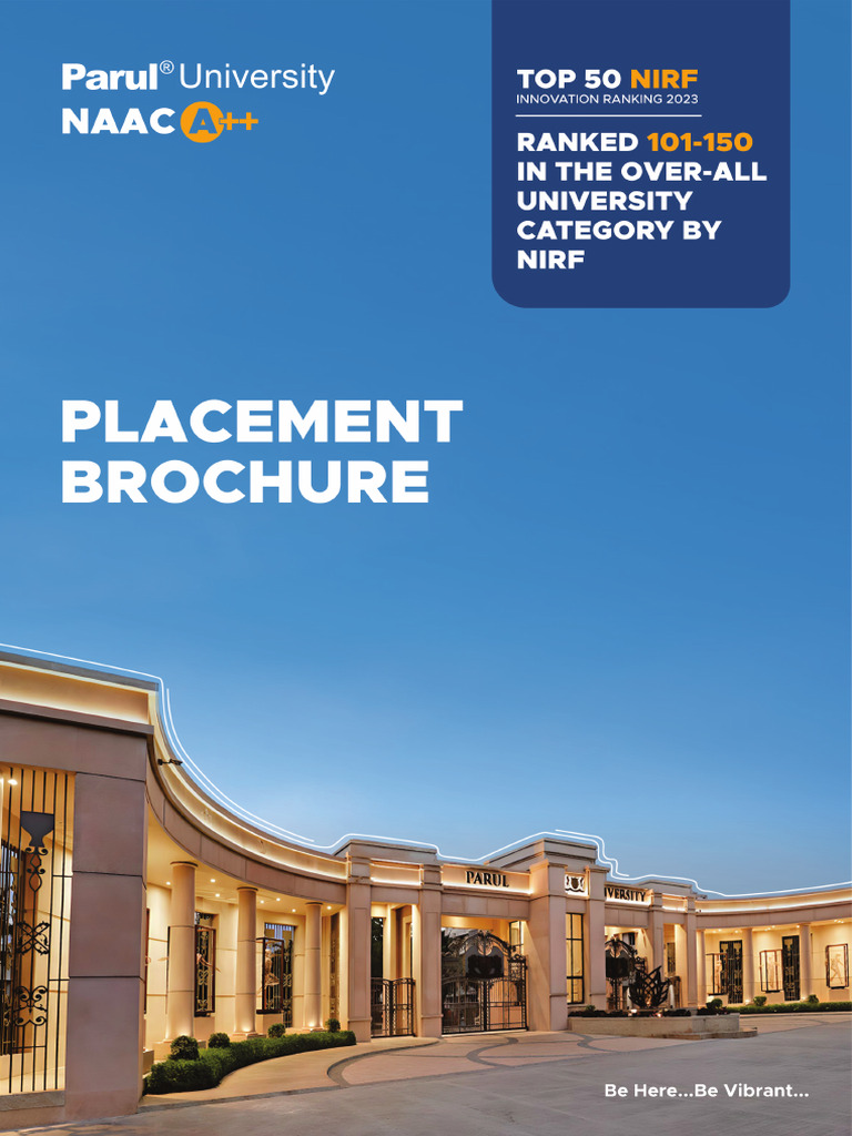 Placement Brochure 2025-26 | PDF