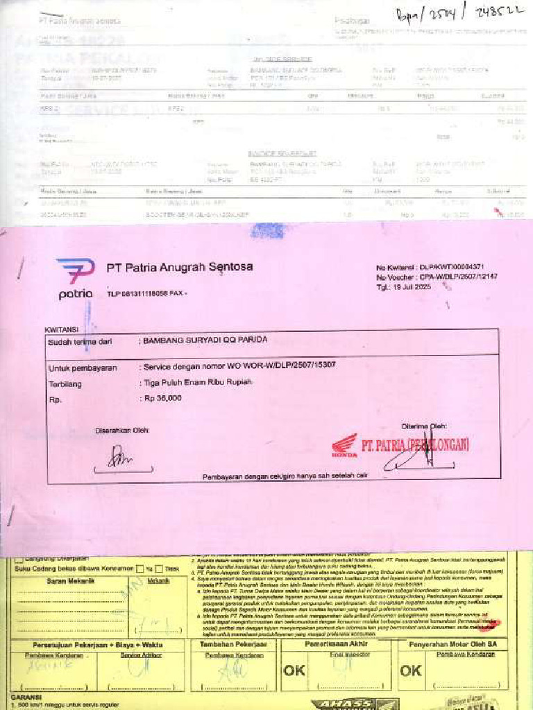 Kuitansi Dan Invoice Bambang | PDF