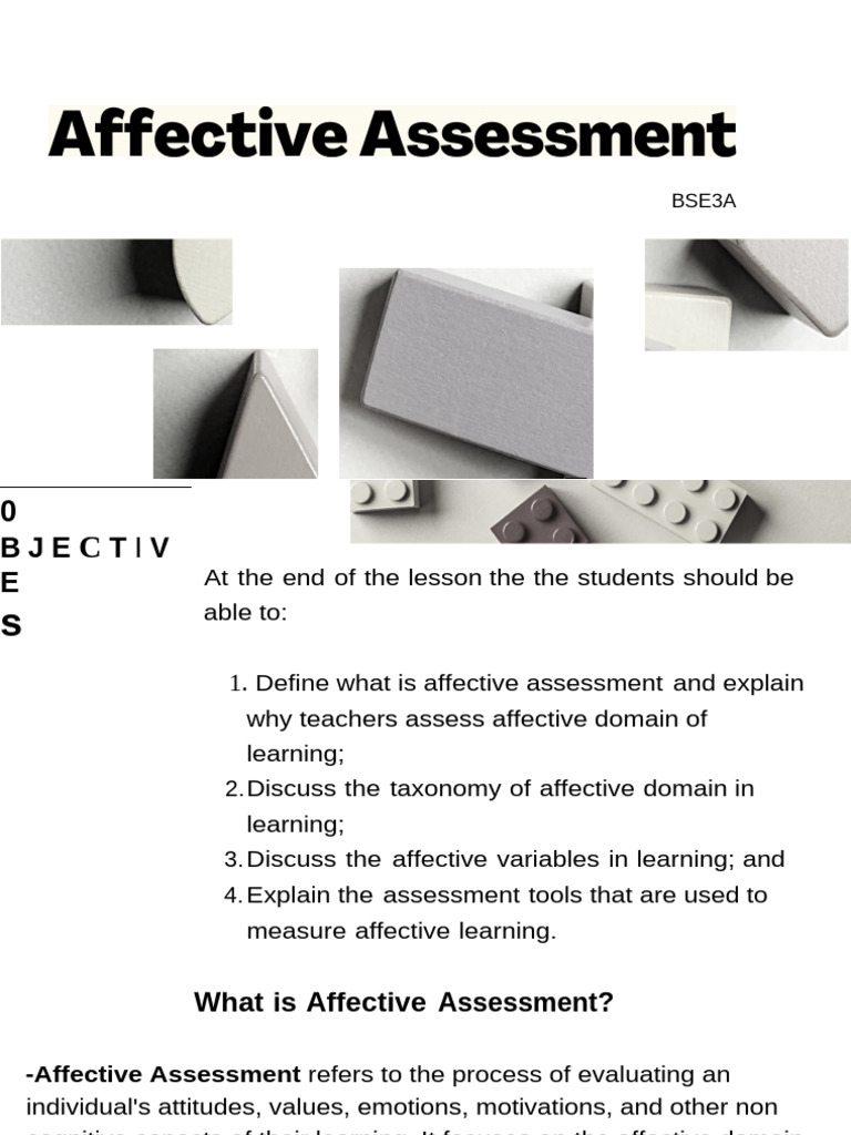 Affective Assessment | PDF | Affect (Psychology) | Learning
