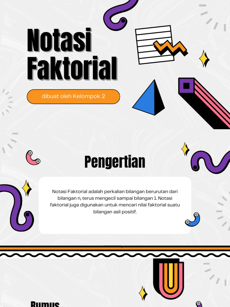 MTK Notasi Faktorial | PDF