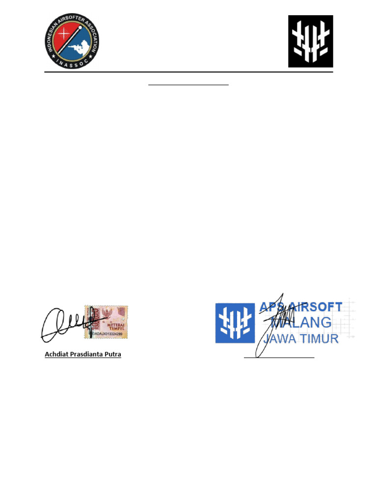 Surat Keterangan Anggota Andre | PDF