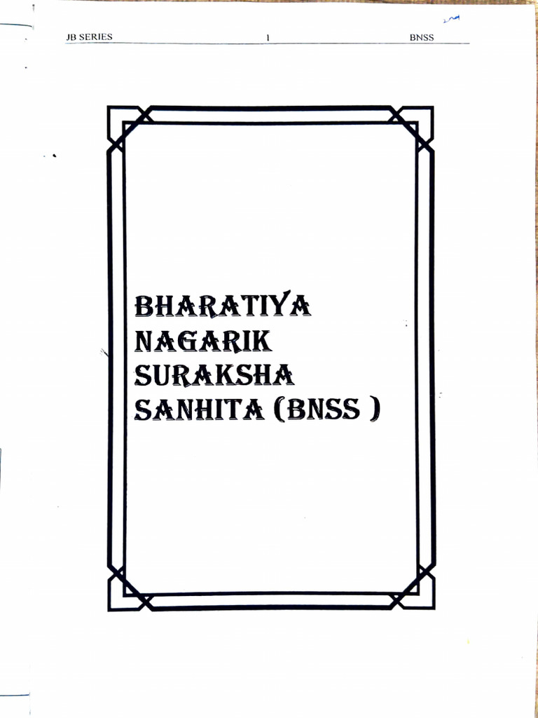 Paper-II BNSS 5th Sem | PDF