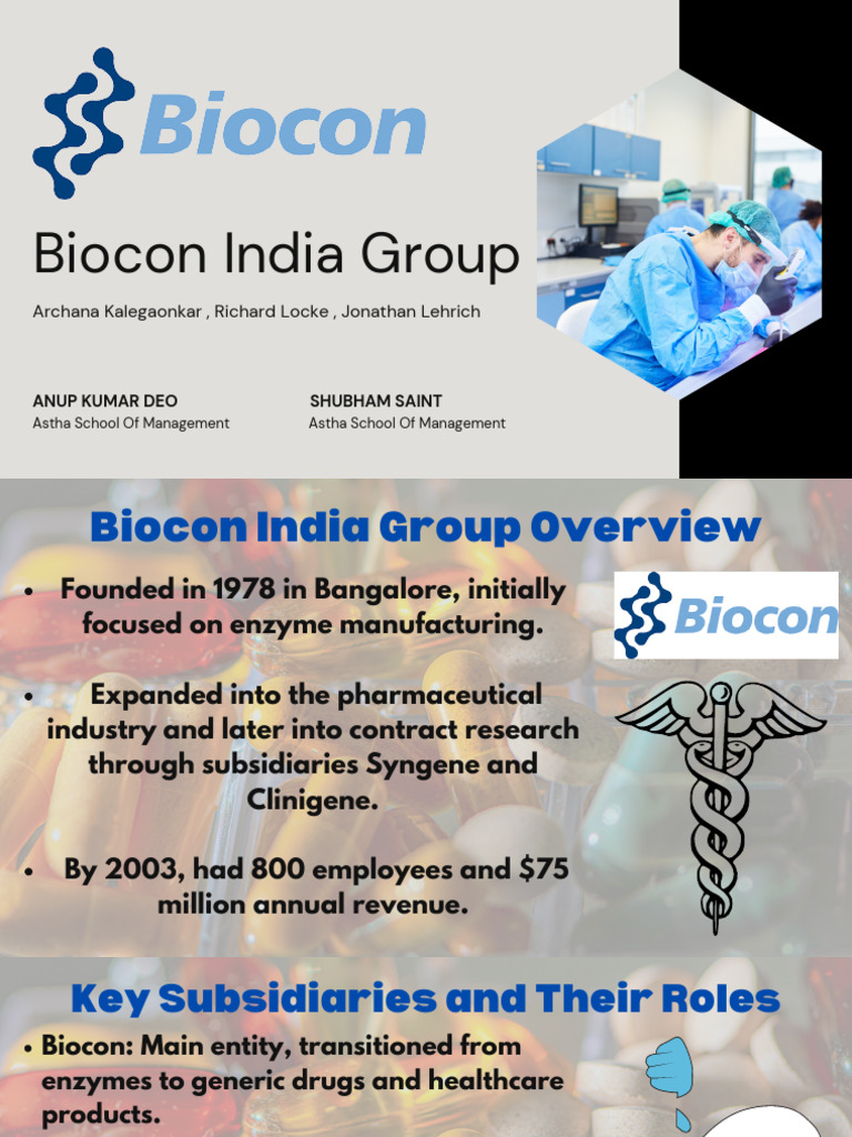 Biocon India Group-2 | PDF | Generic Drug | Clinical Trial