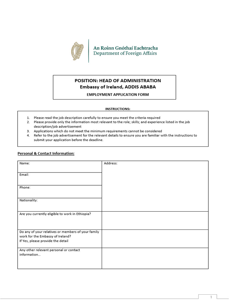 Gebreselassie Meheret Head of Adminstration | PDF | Negotiation ...