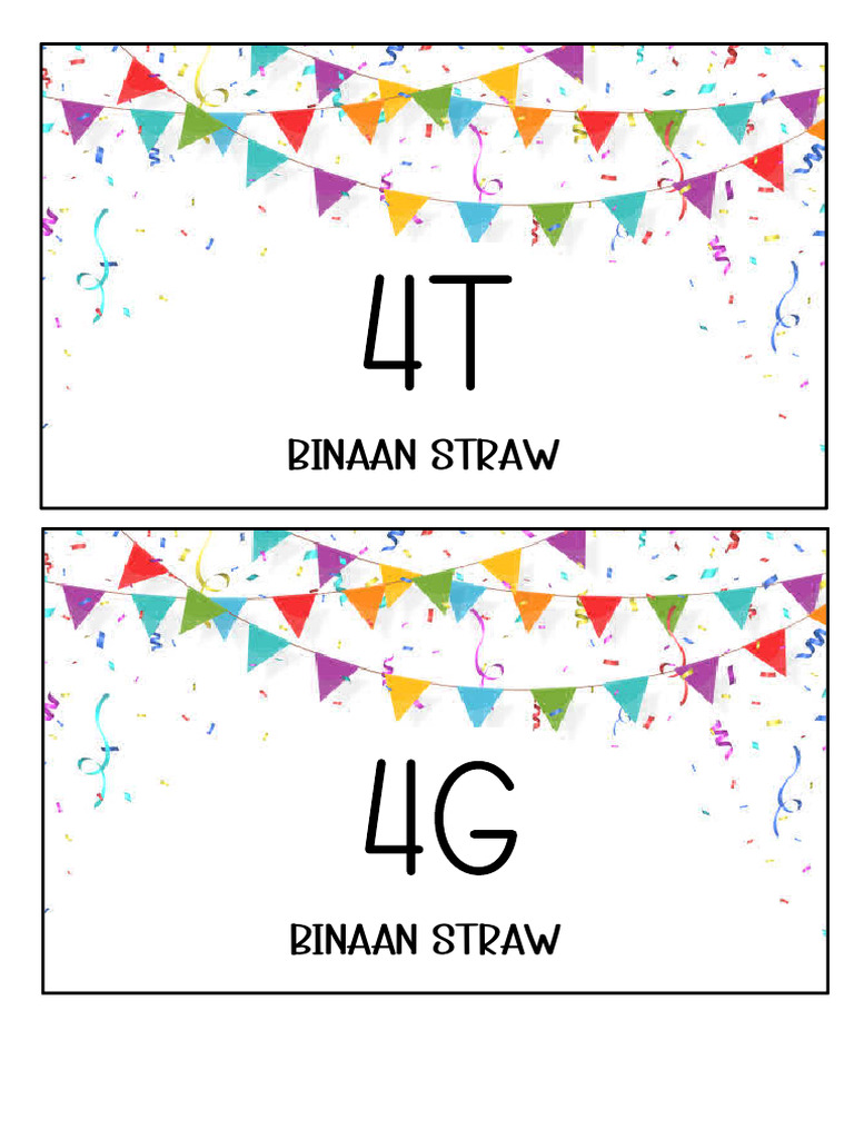 Tagging Binaan Straw | PDF