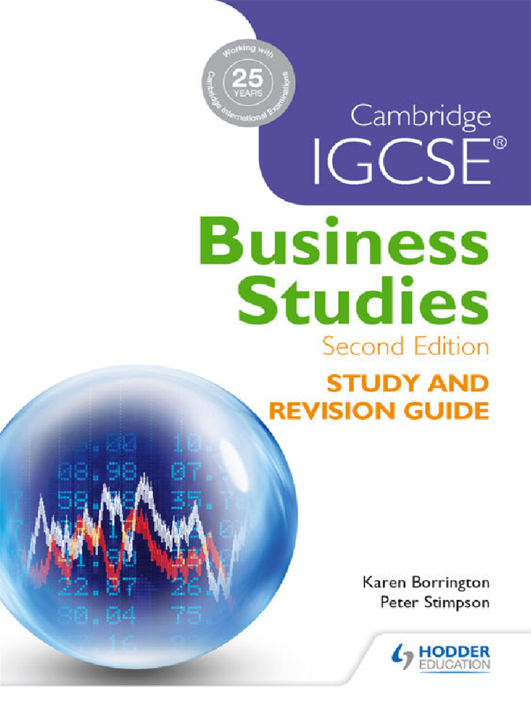 Cambridge IGCSE Business Studie - Karen Borrington | PDF | Franchising | Employment
