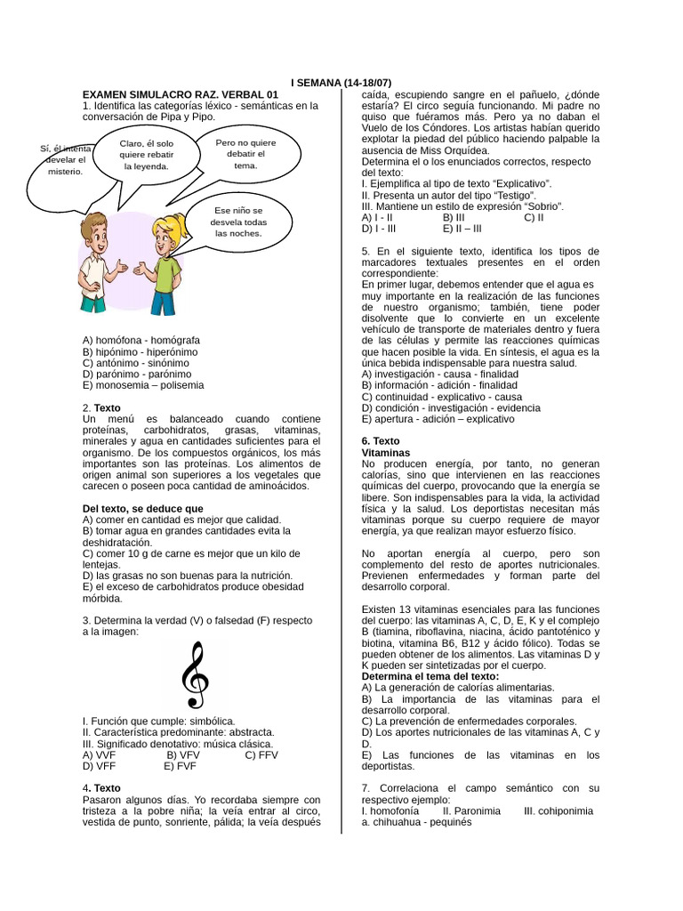 I Miscelánea Repaso RV | PDF | Vitamina | Alimentos