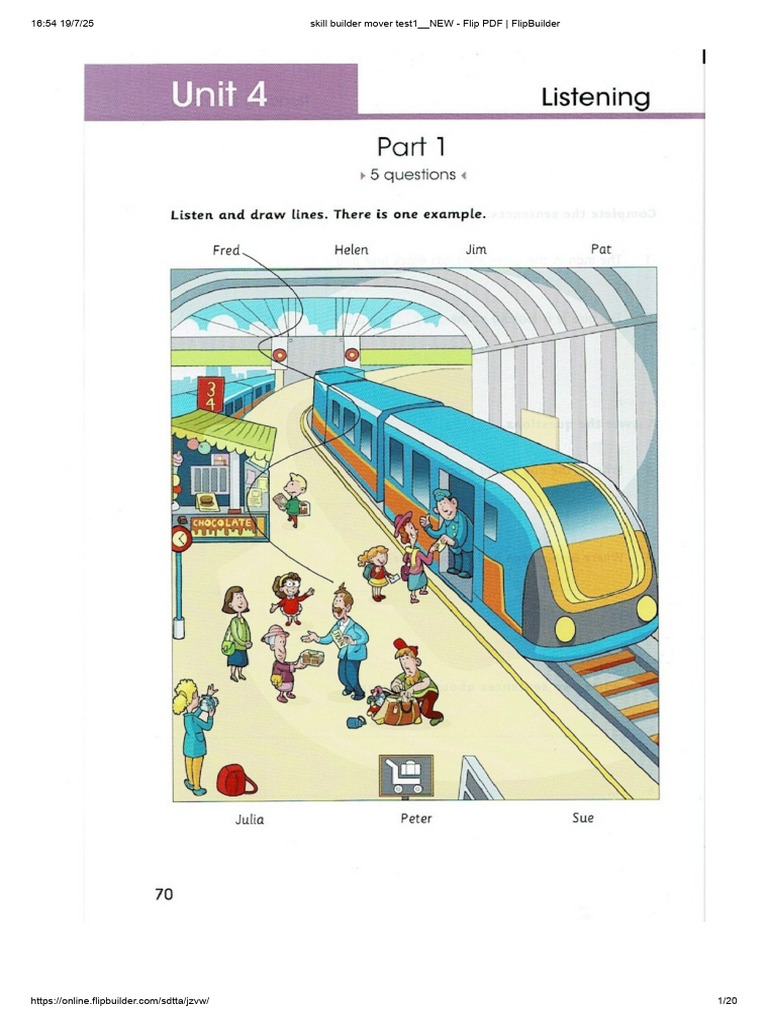 Skill Builder Mover Test1 - NEW - Flip PDF - FlipBuilder | PDF