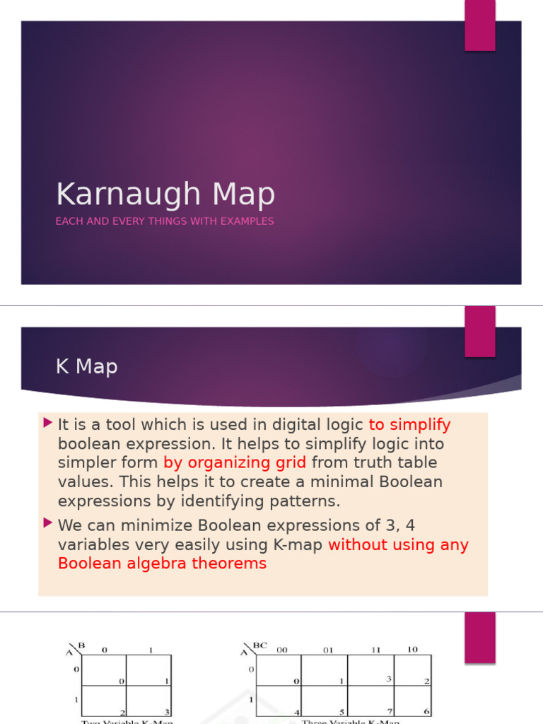 Karnaugh Map 1 | PDF