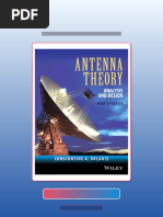 Antenna Theory (Analysis and Design) (4th Edition) Balanis | PDF | Antenna (Radio ...