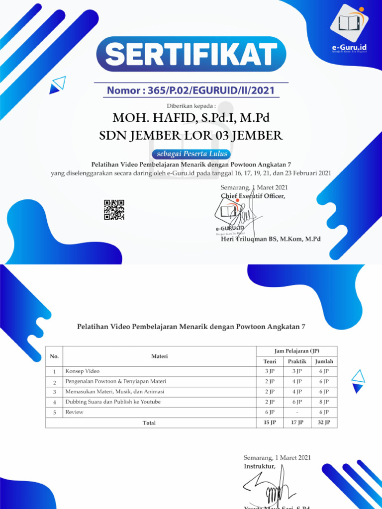 Moh. Hafid, S.pd.i, M.PD - Maret 2021 | PDF