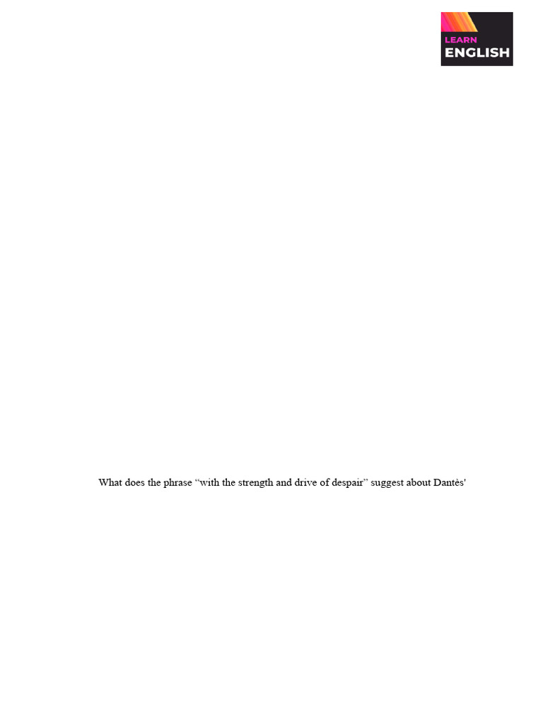 Qpaper (Short Answers) - The Count of Monte Cristo | PDF | Emotions ...