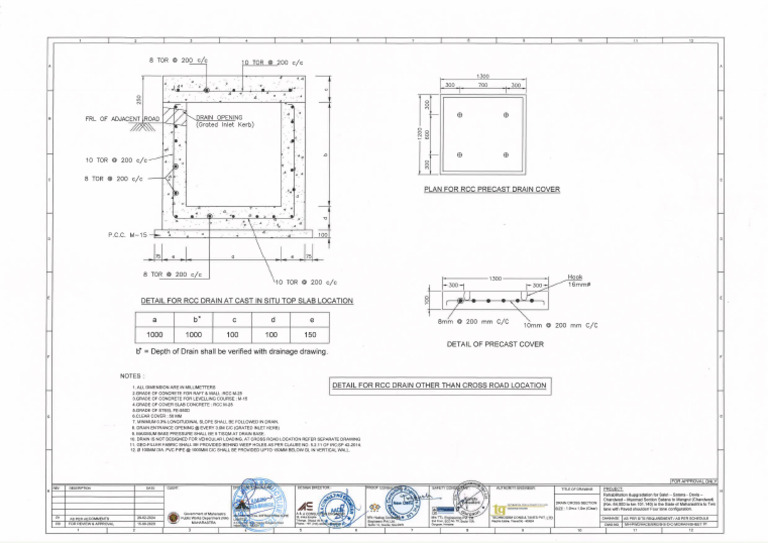 Drawing of Drain | PDF