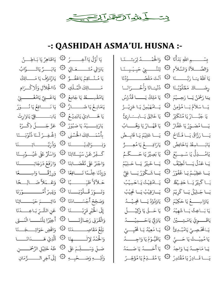 Asmaul Husna | PDF
