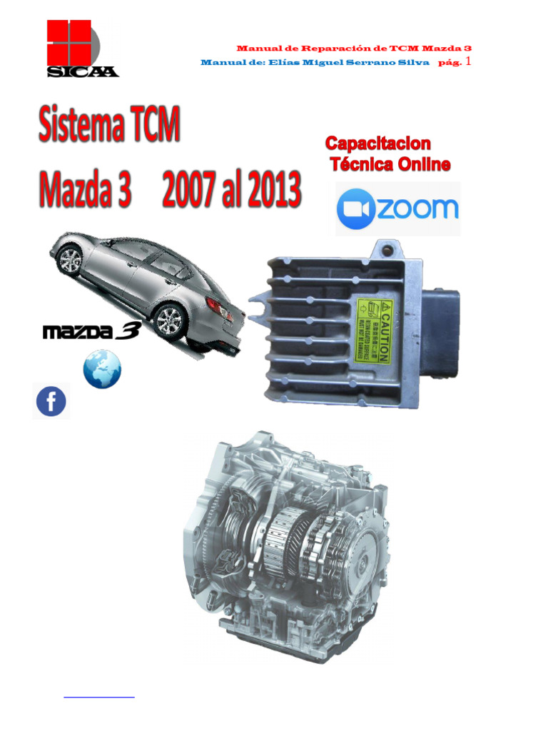 TCM Mazda 3 Elias Miguel Serrano Silva | PDF | Transmisión manual | Coche