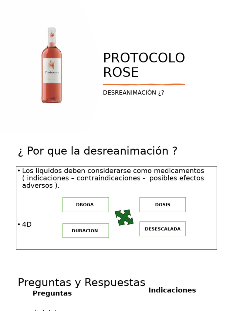 Protocolo ROSE | PDF | Reanimación cardiopulmonar | Medicina
