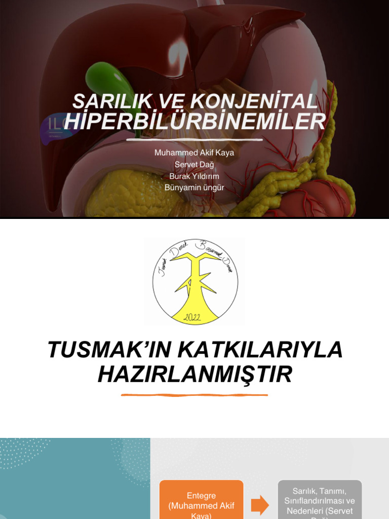 SARILIK VE KONJENİTAL HİPERBİLÜRBİNEMİLER-1 | PDF