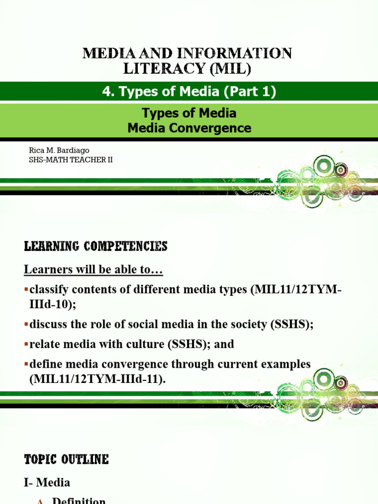 Understanding Media Convergence Types | PDF | Broadcasting | Radio