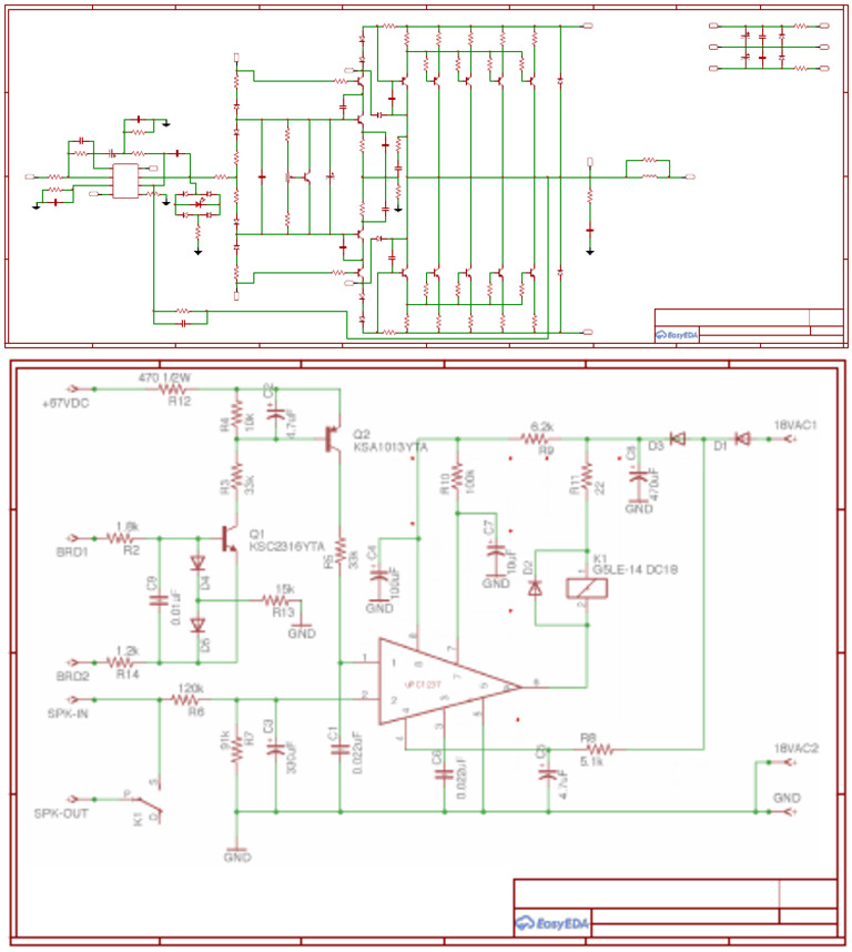 CA20 Power Amplifier Circuit Diagram | PDF