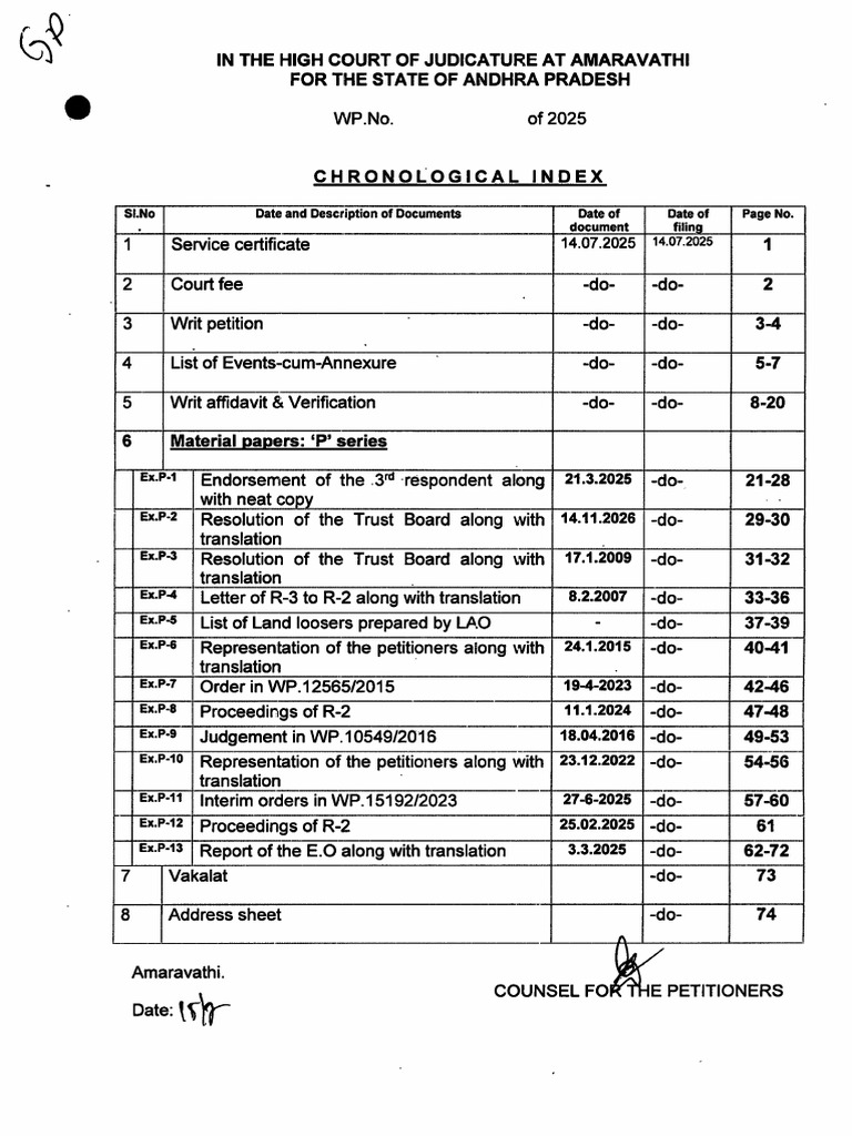 WP 18431 2025 (Chittoor) | PDF | Employment | Common Law
